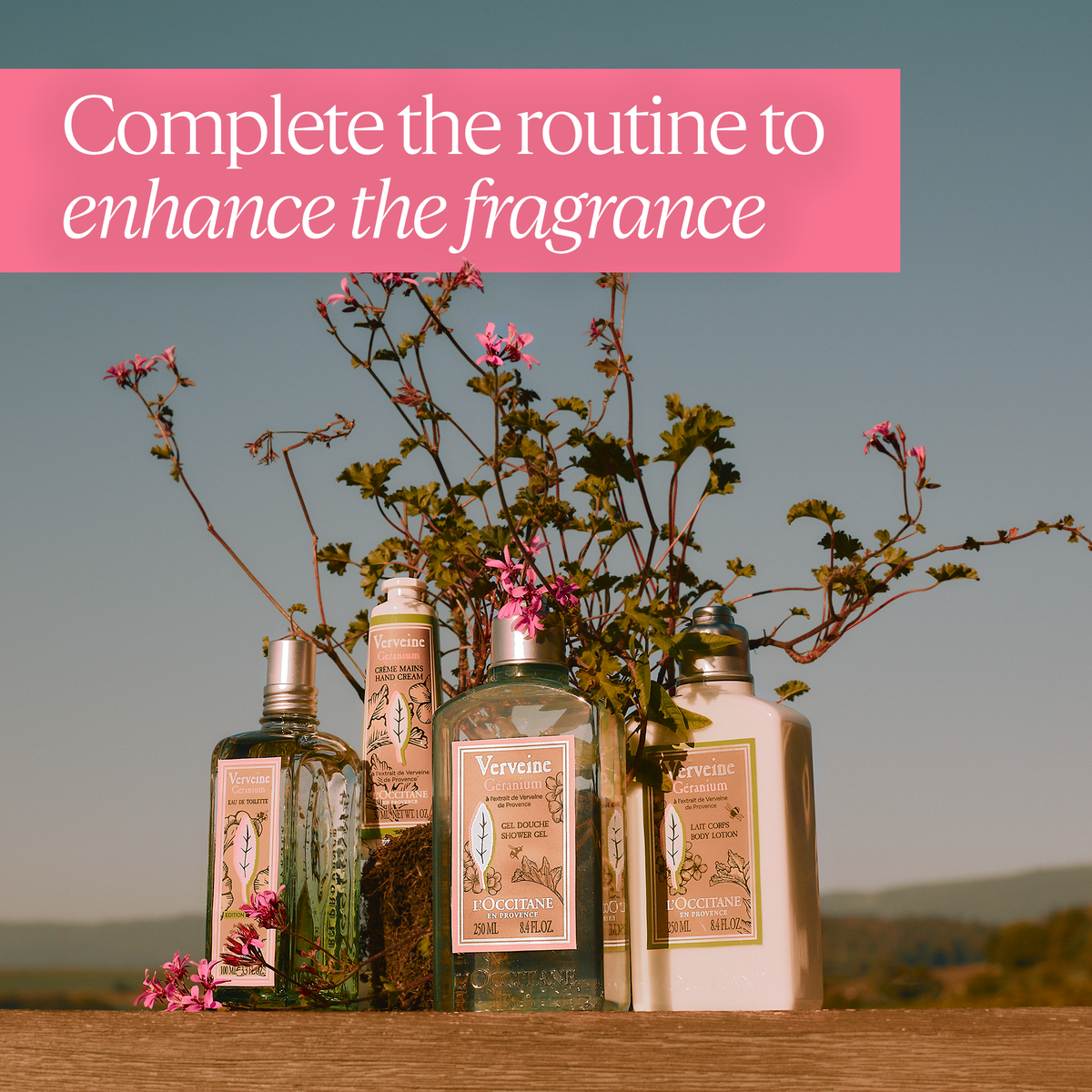 Verbena Geranium Eau De Toilette | Fragrances & Home