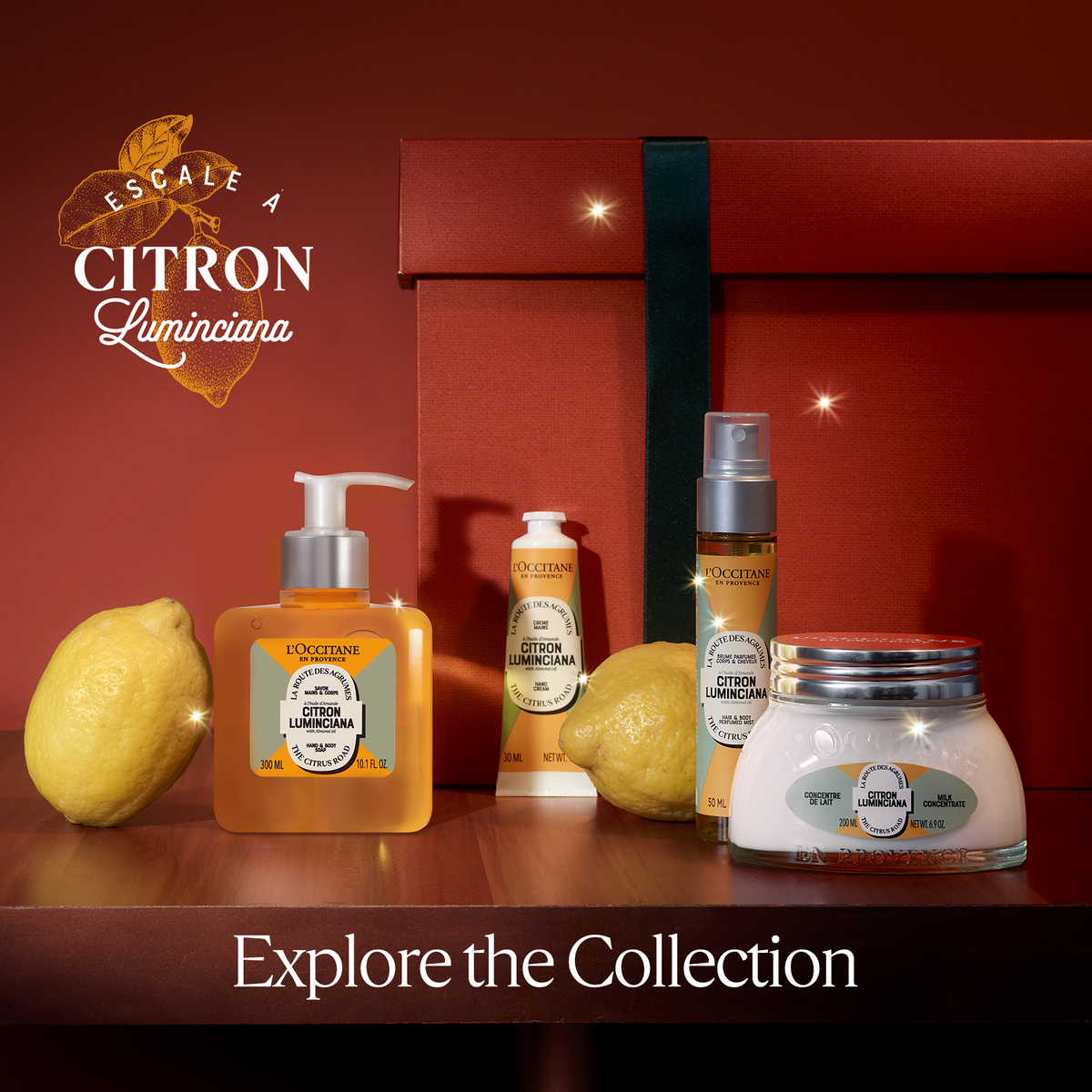 Almond Citron Luminciana Shower Oil | Bath & Body